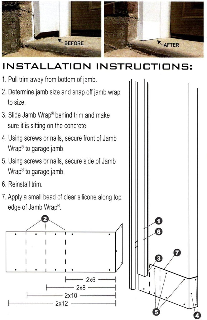 Garage Door Jamb Wraps – Garage Door Hardware Direct, LLC.